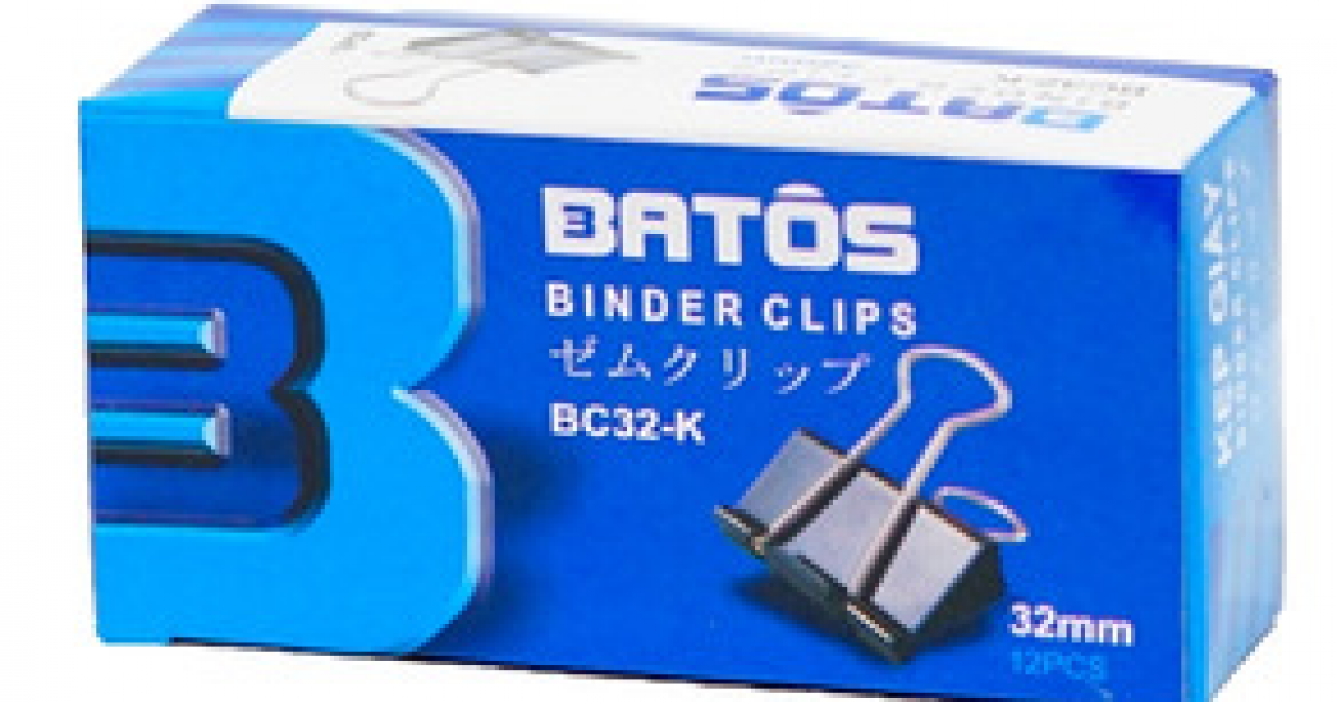 Kẹp sắt đen Batos 32mm